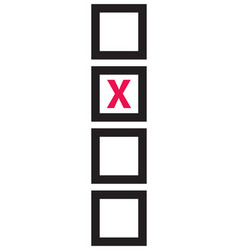 Checkmark or tick mark collection set acceptance Vector Image