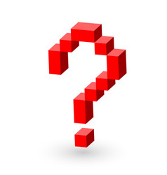 Hot question mark icon Royalty Free Vector Image