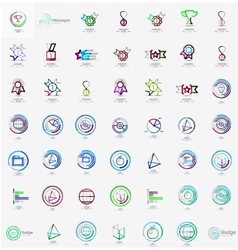 Logo mega collection Royalty Free Vector Image