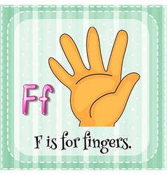 Finger Flashcard Vector Images (47)