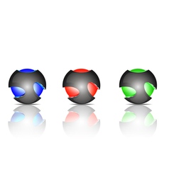 Light ball logo Royalty Free Vector Image - VectorStock