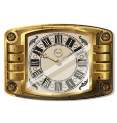 Ancient clock ector Royalty Free Vector Image - VectorStock