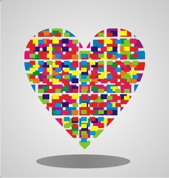 Colorfull Heart Element Royalty Free Vector Image
