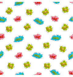 Cool bright colorful seamless pattern Royalty Free Vector