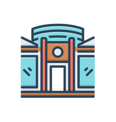 Shopping mall or store icon set Royalty Free Vector Image