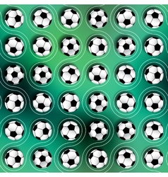 Geometric pattern soccer balls Royalty Free Vector Image