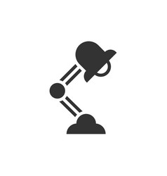 Reading-lamp flat icon Royalty Free Vector Image