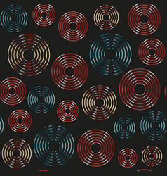 Colored circle seamless pattern Royalty Free Vector Image
