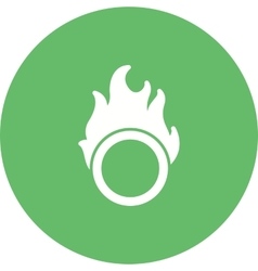 Fire hoop Royalty Free Vector Image - VectorStock