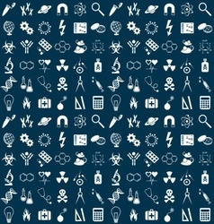 Science seamless pattern pictures Royalty Free Vector Image