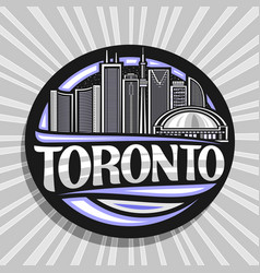Logo for toronto Royalty Free Vector Image - VectorStock