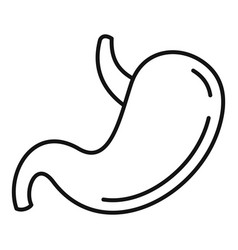Body stomach icon outline style Royalty Free Vector Image