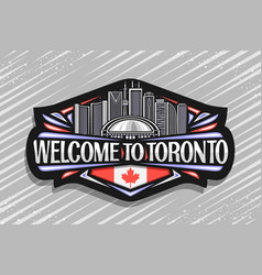 Logo for toronto Royalty Free Vector Image - VectorStock