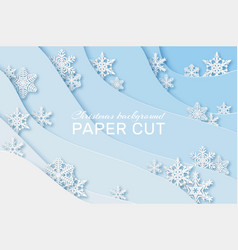 3d christmas snowflakes Royalty Free Vector Image