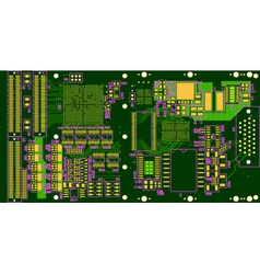 Printed circuit board without electronic component