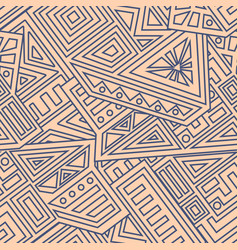 Aztec seamless pattern Royalty Free Vector Image