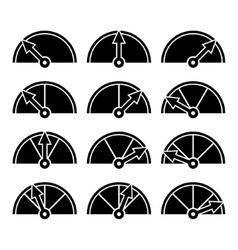 Icon of the download bar on a transparent Vector Image