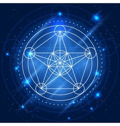 Magic geometry sign Royalty Free Vector Image - VectorStock