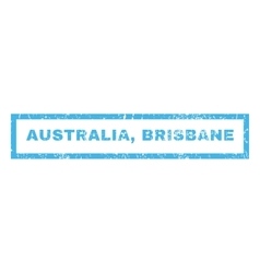 Australia Brisbane Rubber Stamp Royalty Free Vector Image