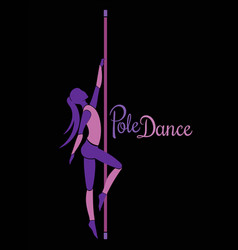 Pole dancer Royalty Free Vector Image - VectorStock