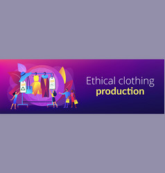 Fashion house concept banner header Royalty Free Vector