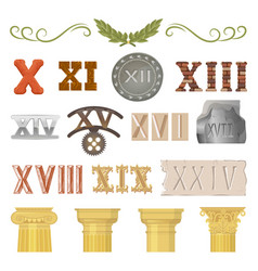 Roman numerals Royalty Free Vector Image - VectorStock