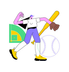 Baseball abstract concept Royalty Free Vector Image