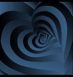 Floating blue hearts background Royalty Free Vector Image
