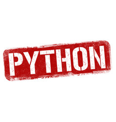 Python programming language Royalty Free Vector Image
