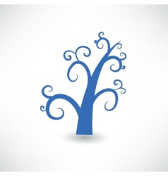 Abstract tree icon Royalty Free Vector Image - VectorStock