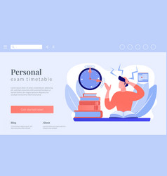 Exams and tests concept Royalty Free Vector Image