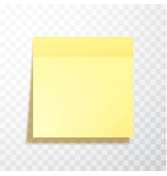 Collection yellow colored sheets note Royalty Free Vector