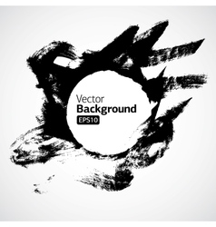 Brush circle texture Royalty Free Vector Image