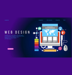 Programming web banner Royalty Free Vector Image