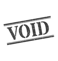 Void stamp void square grunge sign void Royalty Free Vector