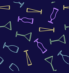 Colored seamless pattern Royalty Free Vector Image