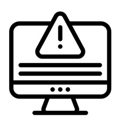 System alert Royalty Free Vector Image - VectorStock