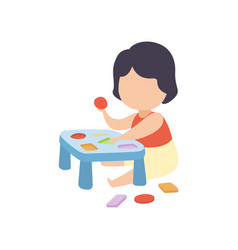 Sorter toy cartoon icon Royalty Free Vector Image