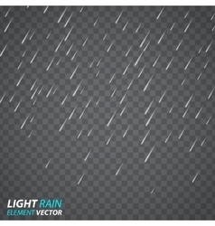 Transparent rain image rainy cloudy Royalty Free Vector