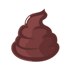 Shit icon smiling face symbol emoji Royalty Free Vector