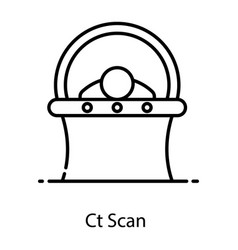 Ct scan Royalty Free Vector Image - VectorStock