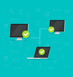 Computers and peripherals Royalty Free Vector Image