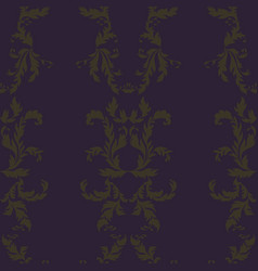 Rococo seamless pattern Royalty Free Vector Image