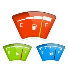 Progress indicator with percentage Royalty Free Vector Image