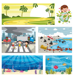 Environment elements Royalty Free Vector Image