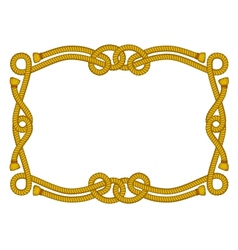 Rope frame Royalty Free Vector Image - VectorStock