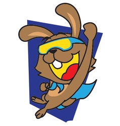 Strong Rabbit Royalty Free Vector Image - VectorStock