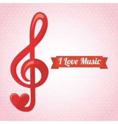 Love music Royalty Free Vector Image - VectorStock