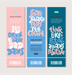 Progress motivation lettering Royalty Free Vector Image