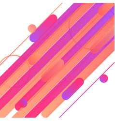 Rounded lines edge background creative lines Vector Image